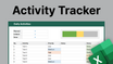 Excel Daily Activity Tracker – Spreadsheet Life