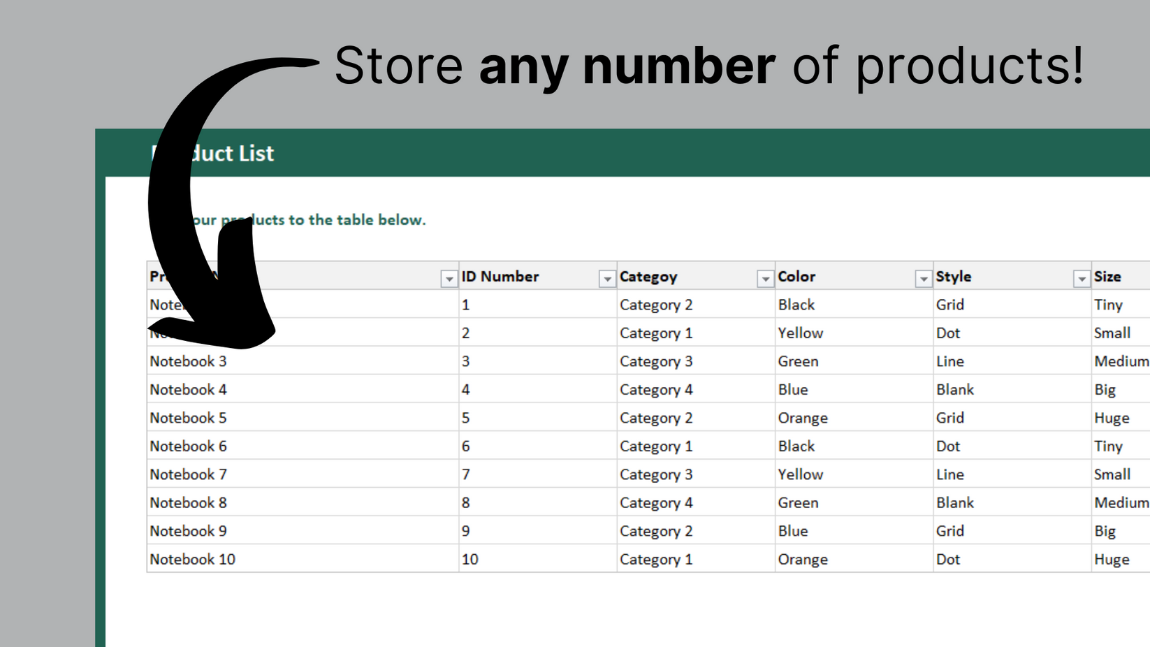 Excel SKU Generator – Spreadsheet Life